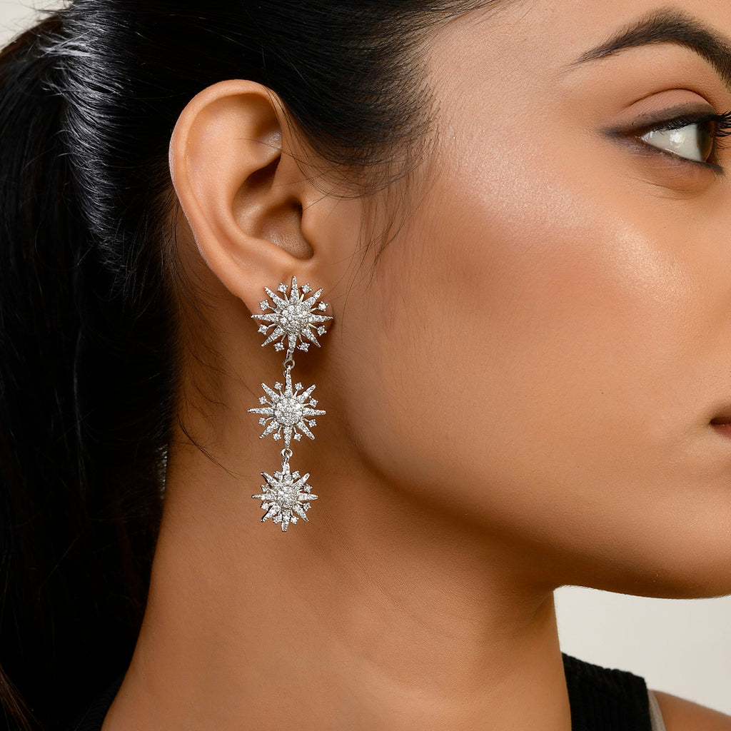 Fireworks Twinkle Glimmer Dangler Earrings – VOYLLA