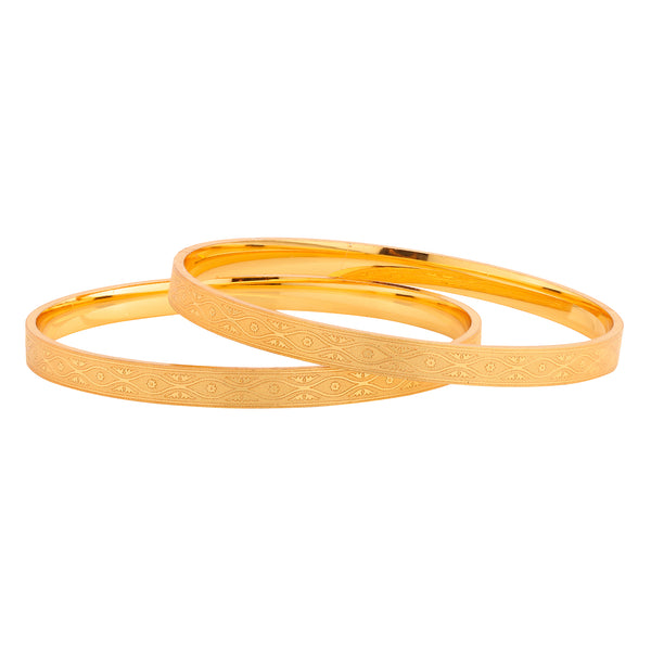 Gold Elegance Heer Bangles – VOYLLA