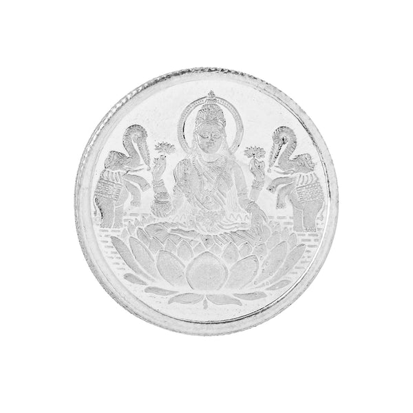 999 Pure Silver Lakshmi 5 Grams Silver Coin – VOYLLA