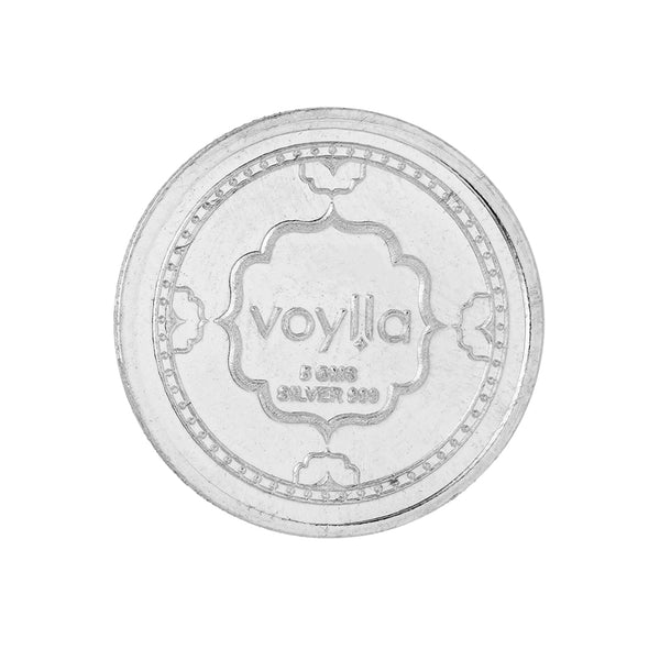 999 Pure Silver 5 Grams Swastik Silver Coin – VOYLLA