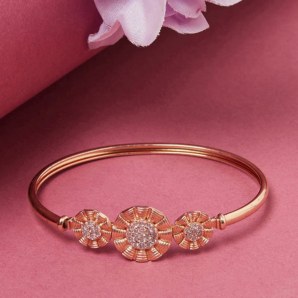 Generic Floral Gold Plated Bracelet – VOYLLA