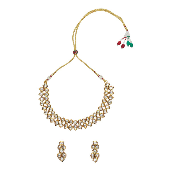 Traditional Kundan Necklace Set – VOYLLA