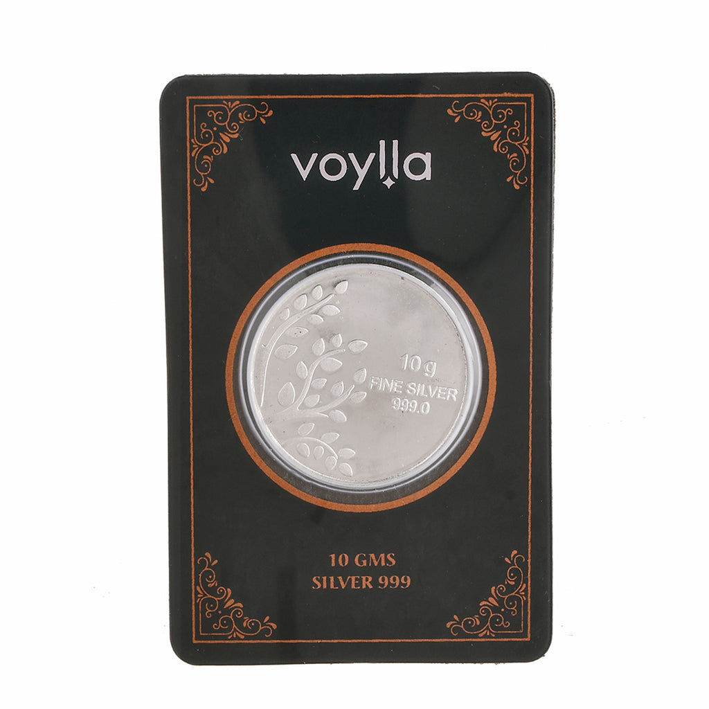 999 Pure Silver Leaves 10 Grams Coin – VOYLLA