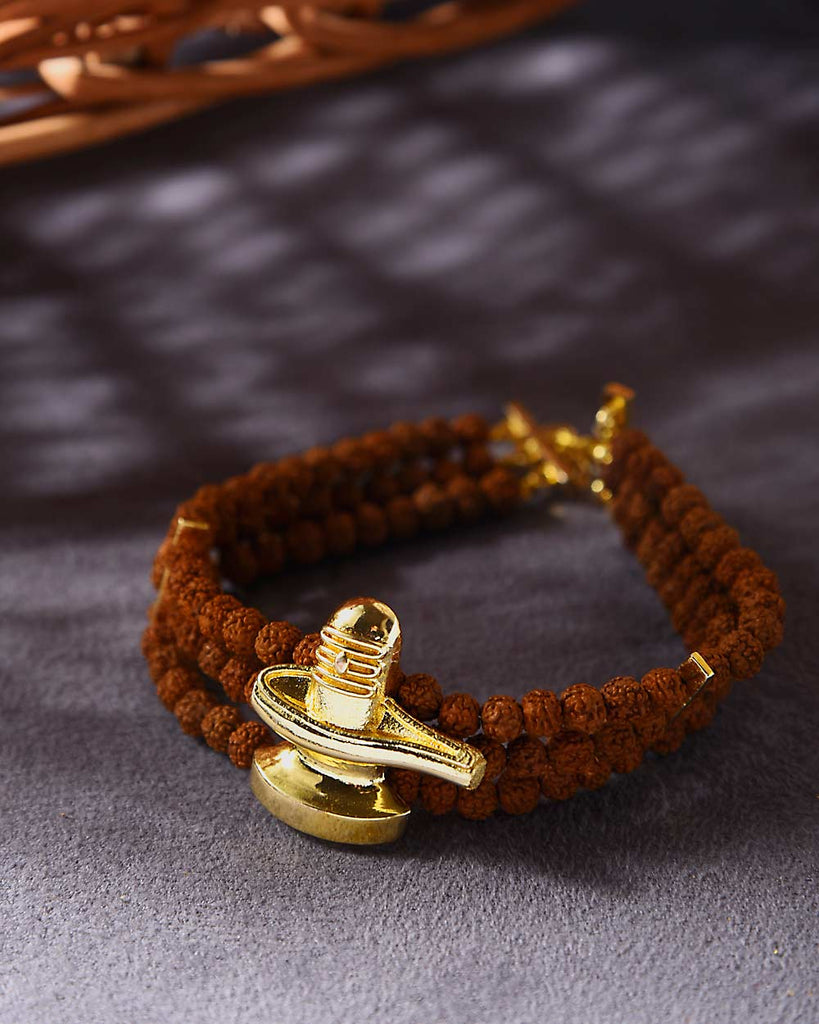 Bold & Beautiful Mahadev Shivling Charm Bracelet – VOYLLA