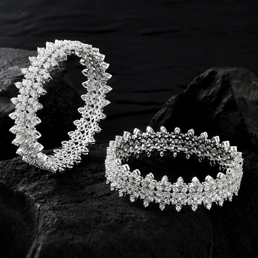 Starlight Ayla Statement Bangles – VOYLLA