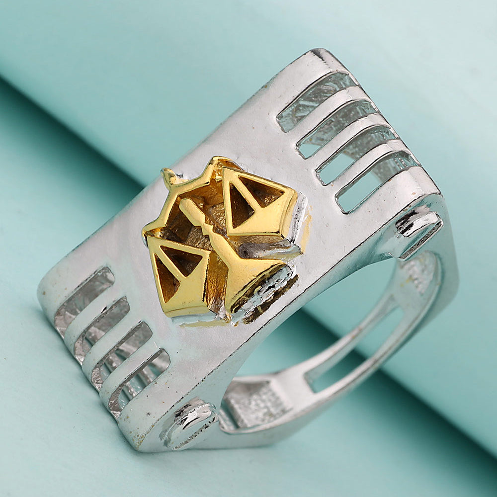 Libra Rashi Symbol Designed Ring For Men – VOYLLA