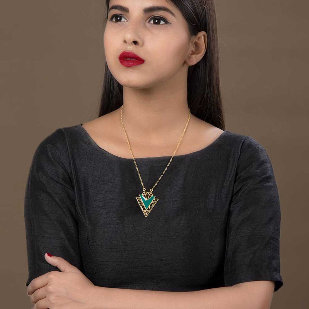 Stylish Voylla Logo Designed Necklace – VOYLLA
