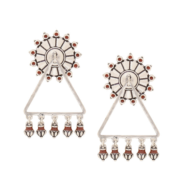 Moksha Circles and Triangles Earrings – VOYLLA