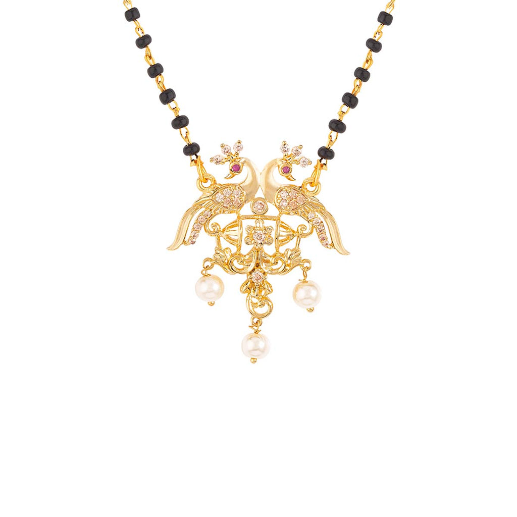 Mayur Peacock Motifs Mangalsutra – VOYLLA