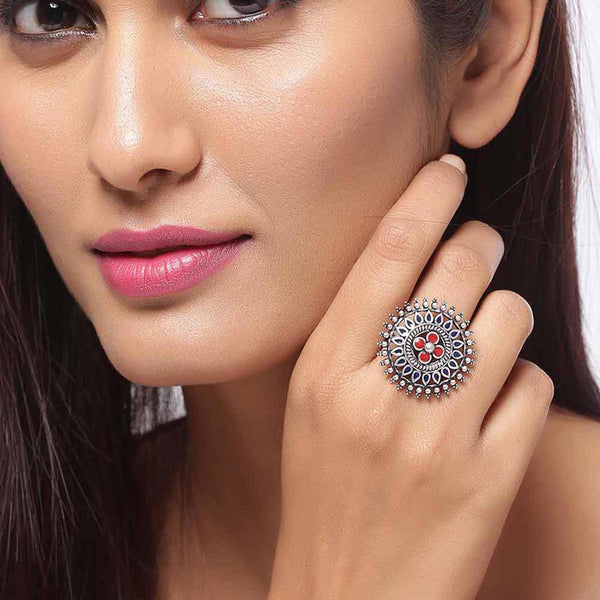 Mandala Floral Finger Ring – VOYLLA