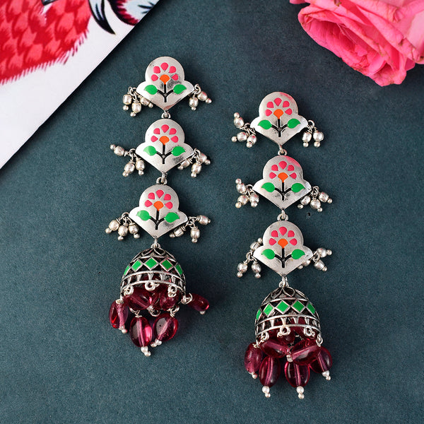 Bagh E Fiza Dreamy Layered Drop Earrings – VOYLLA