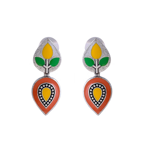 Bagh E Fiza Floral Design Earrings – VOYLLA