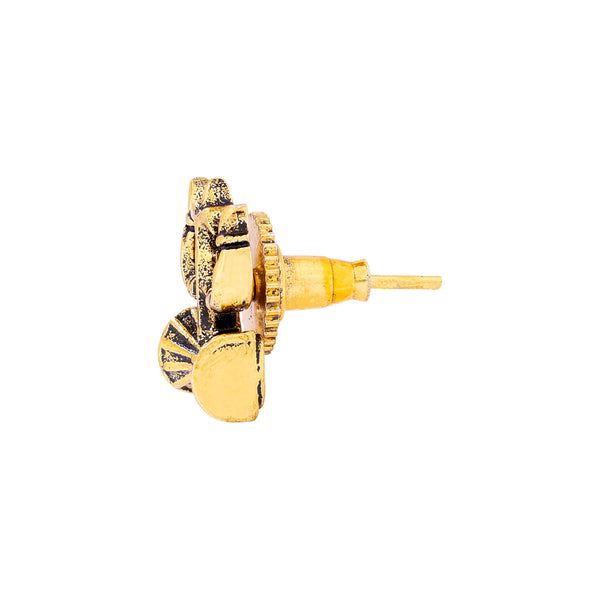 Religious Studs Trishul and Damru Motif Earring – VOYLLA