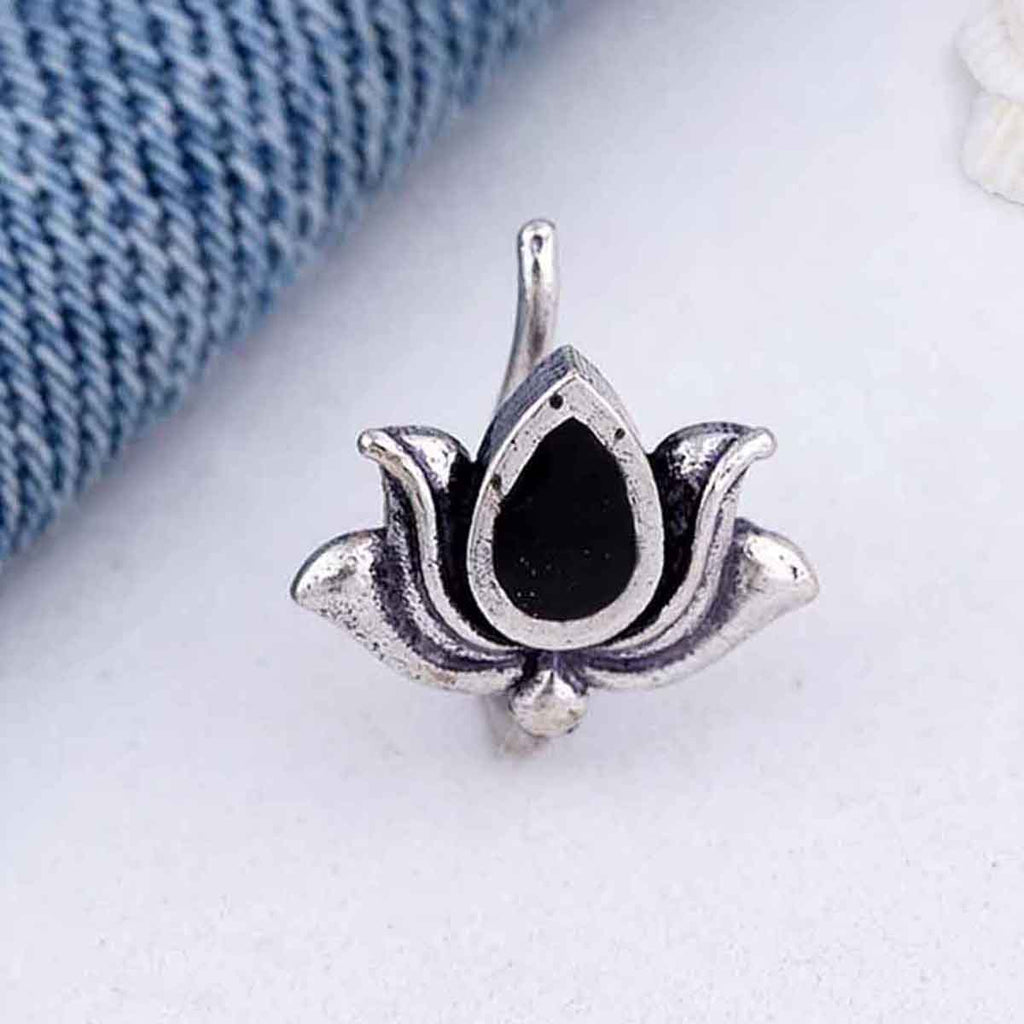 Evil Eyes Lotus Nose Pin – VOYLLA