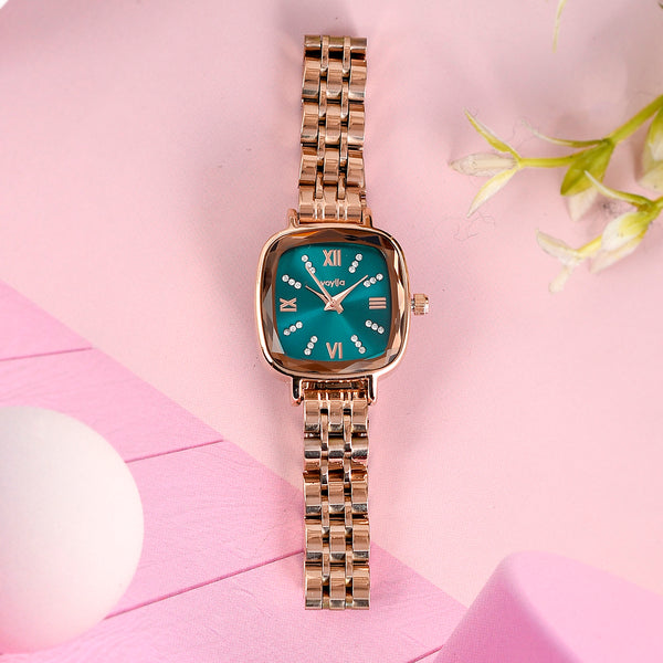 Voylla Emerald Green Square Dial Watch – VOYLLA