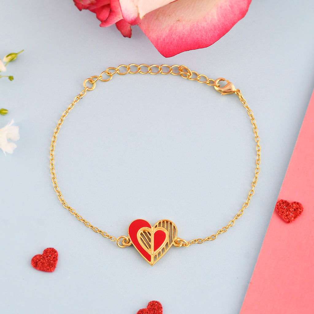 Edgy Heart Bracelet – VOYLLA