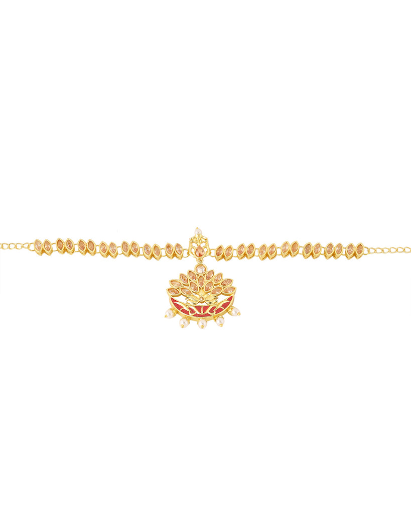 Apsara Bridal Pearl Drops Armlets – VOYLLA